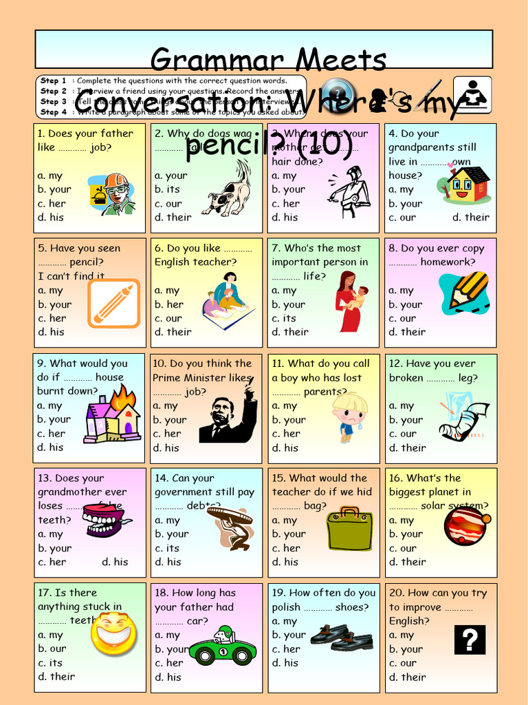 English Grammar: Question Words Practice | PDF