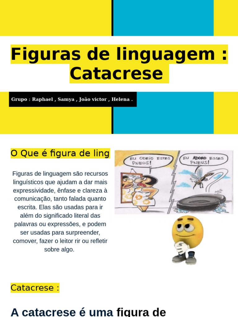 Figuras de Linguagem - Catacrese | PDF