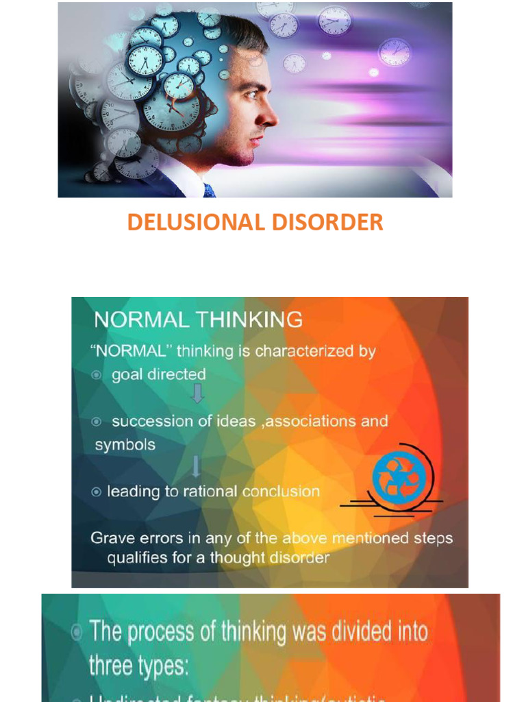 Delusion Disorder 1 | PDF