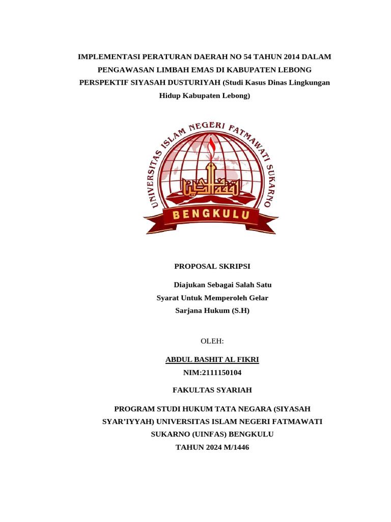 Proposal Skripsi Abdul Basit Al Fikri - Docx 2 | PDF