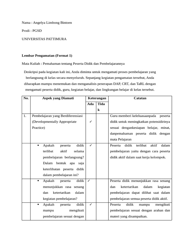 Elaborasi pemahaman | PDF