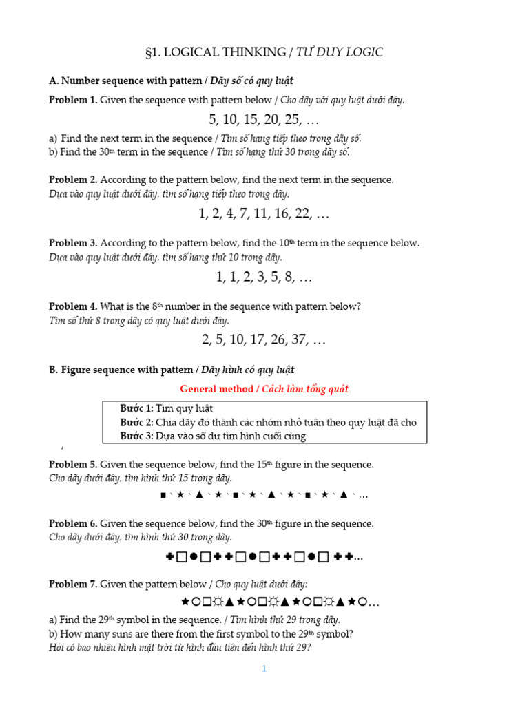 Lesson-1.-Logical-thinking | PDF