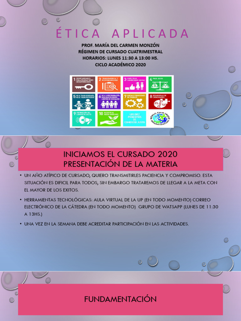 Presentación CL 1 | PDF | Ética profesional