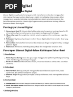 Presentasi Literasi Digital | PDF