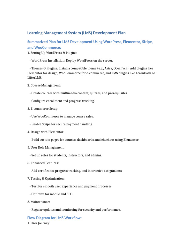 LMS_Development_Plan | PDF