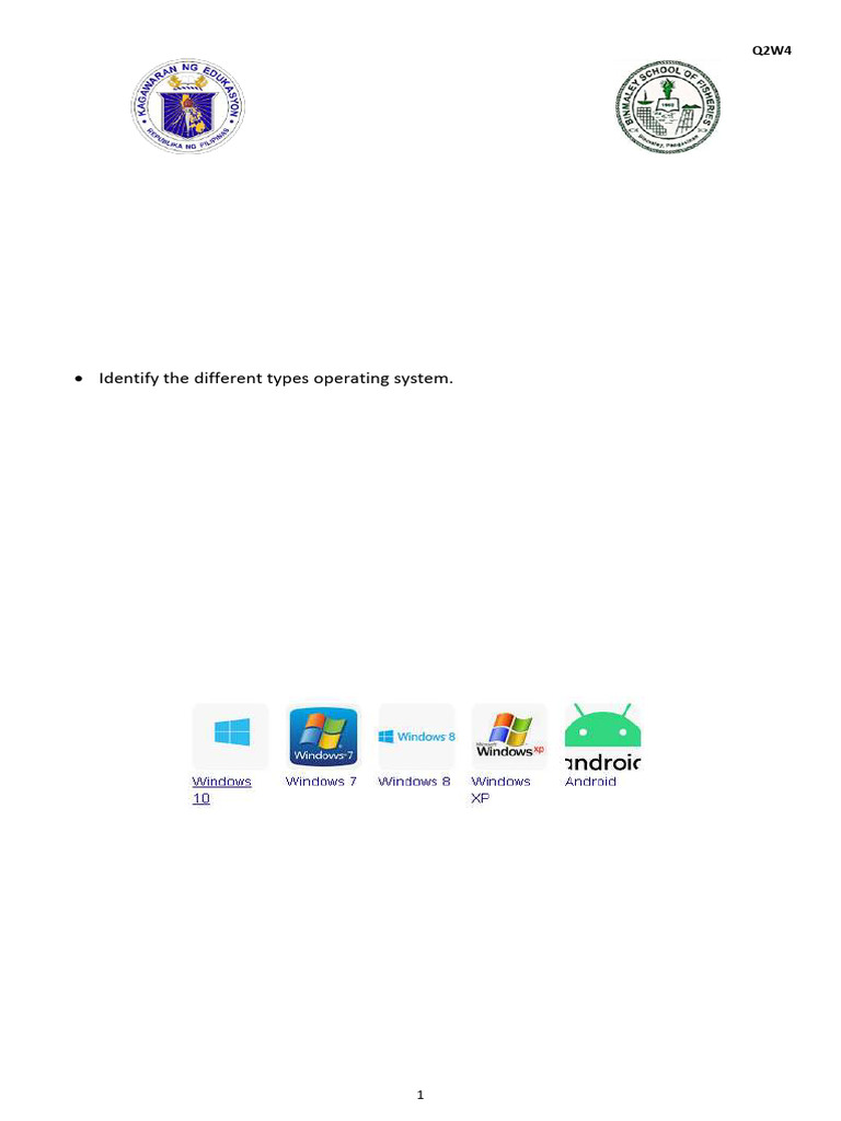 CSS 9 Q2-W4-OS | PDF | Operating System | Mac Os