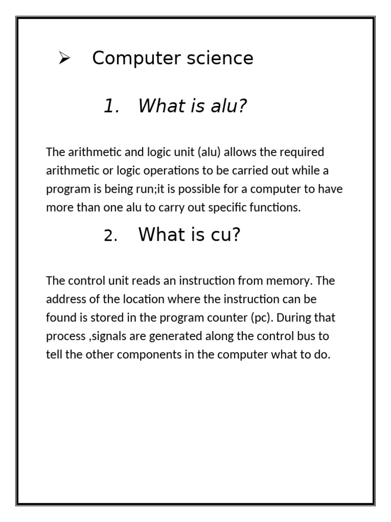 Computer Science Pdf