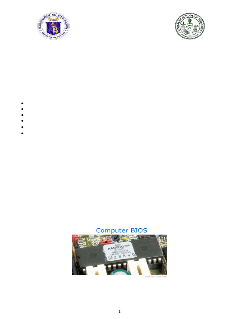 Q2-W5-BIOS | PDF | Bios | Computing