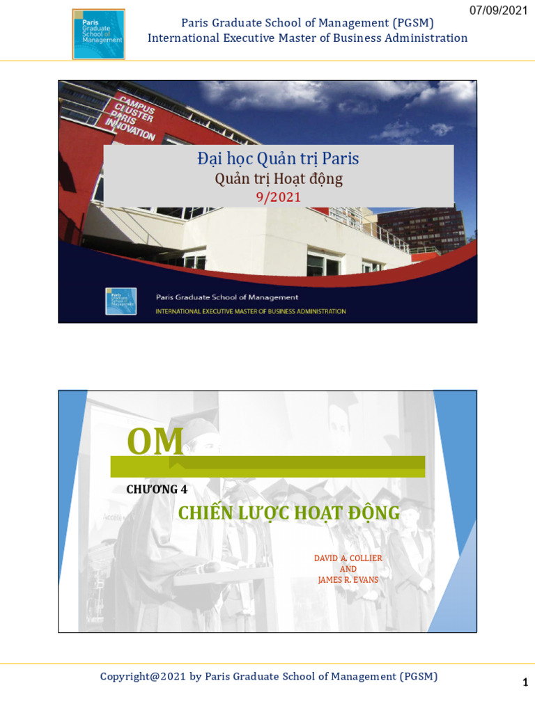 OM Chapter 4 V | PDF