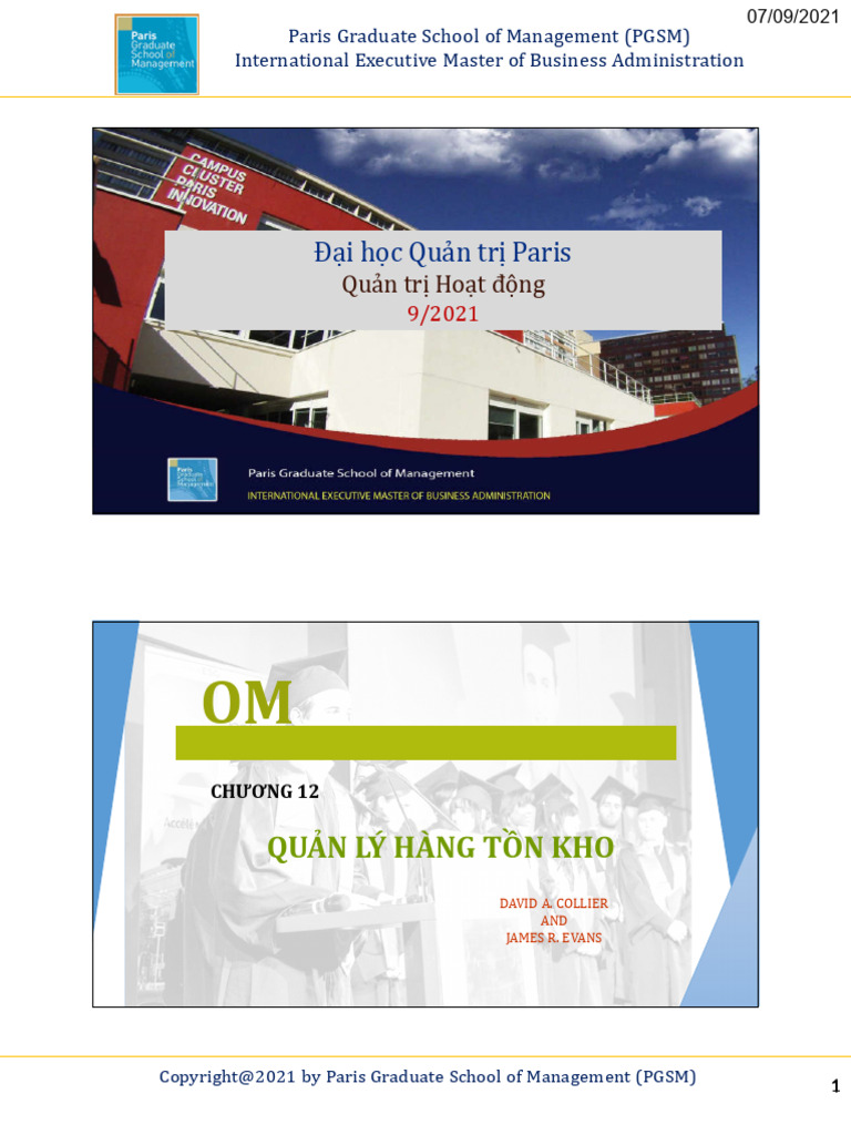 OM Chapter 12 V | PDF