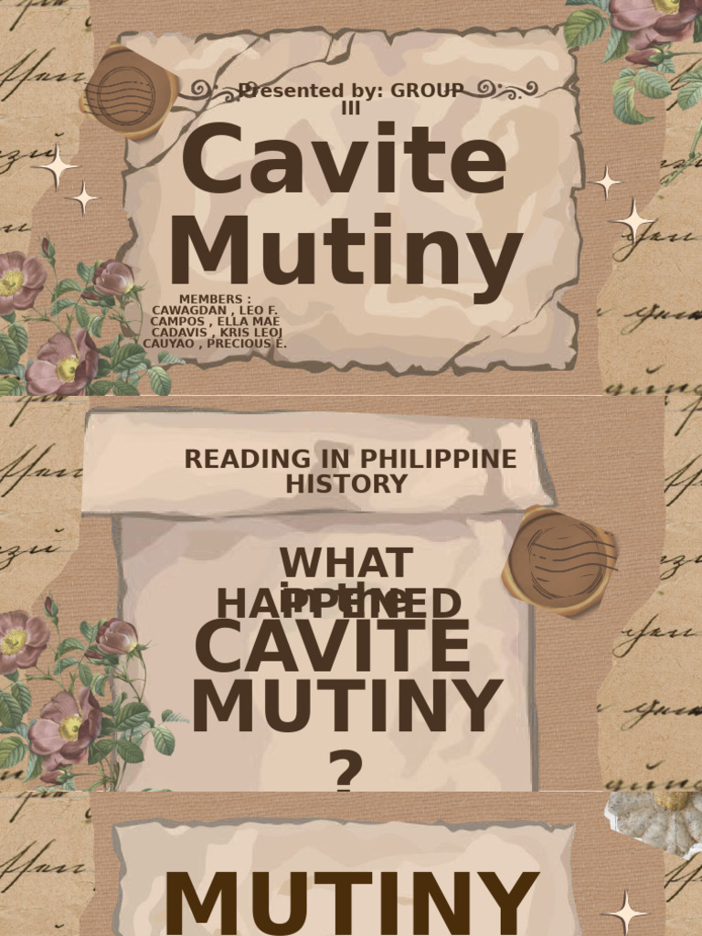 Overview of the Cavite Mutiny 1872 | PDF | Philippines | Spanish ...