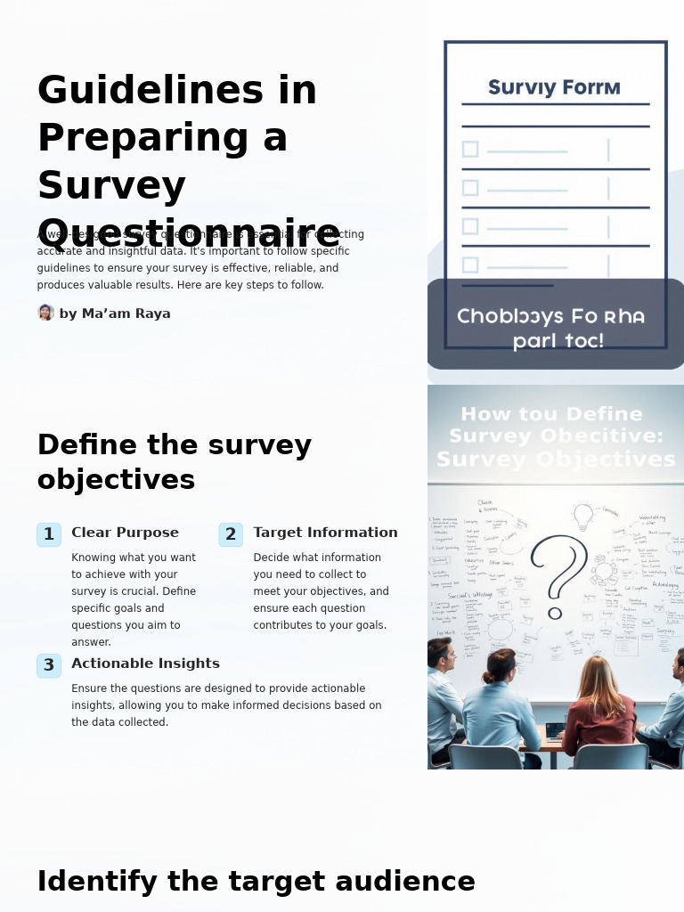 Guidelines-in-Preparing-a-Survey-Questionnaire | PDF | Survey ...