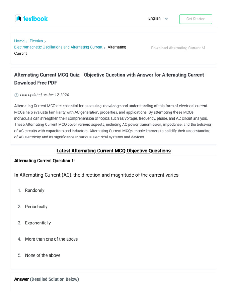Ac Fundamentals 01 | PDF | Alternating Current | Frequency