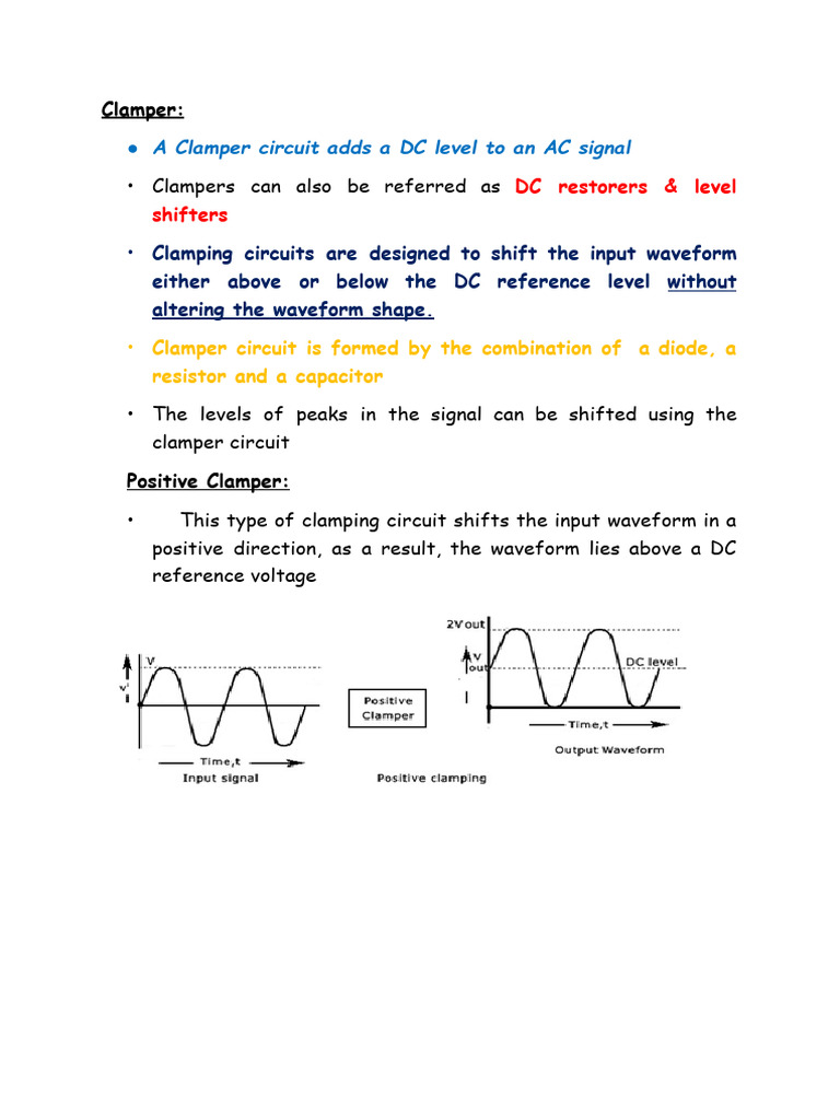 Clamper Material | PDF