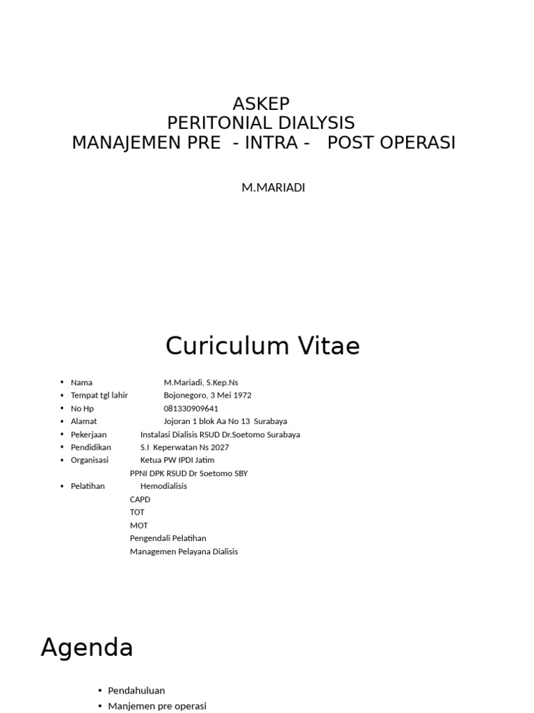 ASKEP PD PRE INTR POST OP (1) | PDF