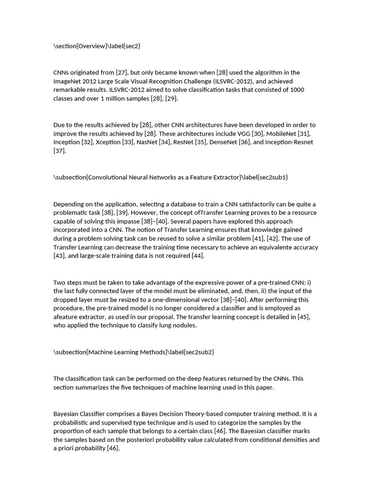 section | PDF | Machine Learning | Statistical Classification
