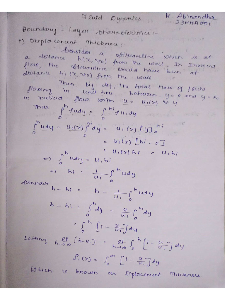 Fluid Dynamics Seminar | PDF