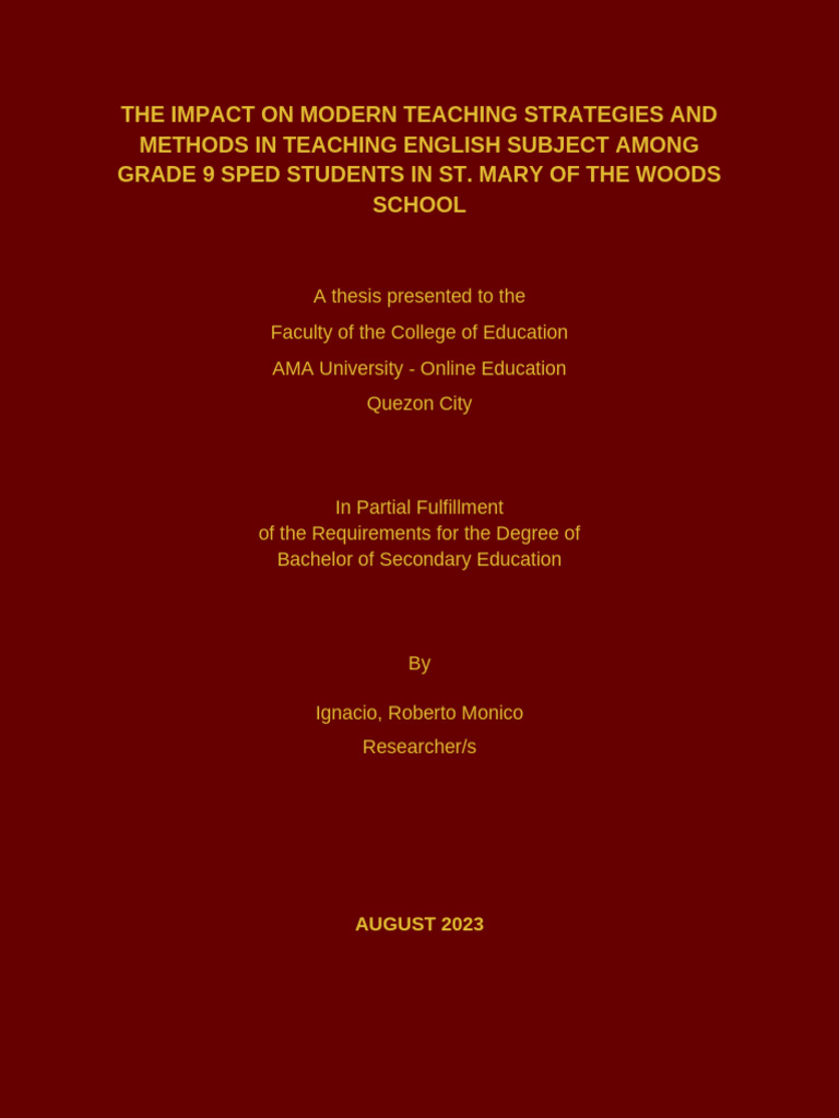 Thesis Hardbound Cover and Book Spine | PDF