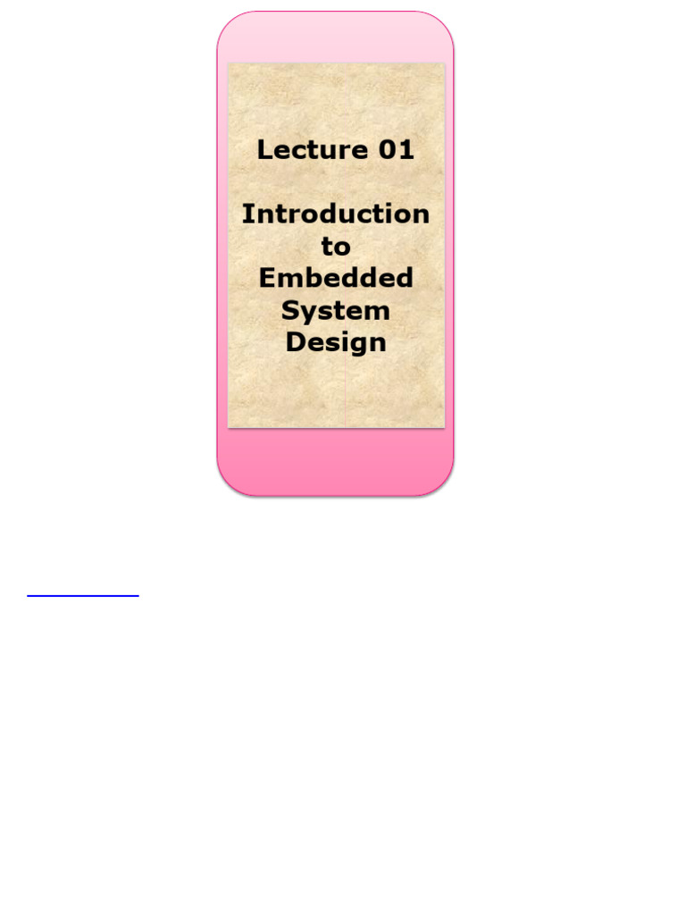 Lecture-01-ESD-Fall-2024-Anzar-Intro-16092024-125613pm (1) | PDF | Microcontroller | Embedded System