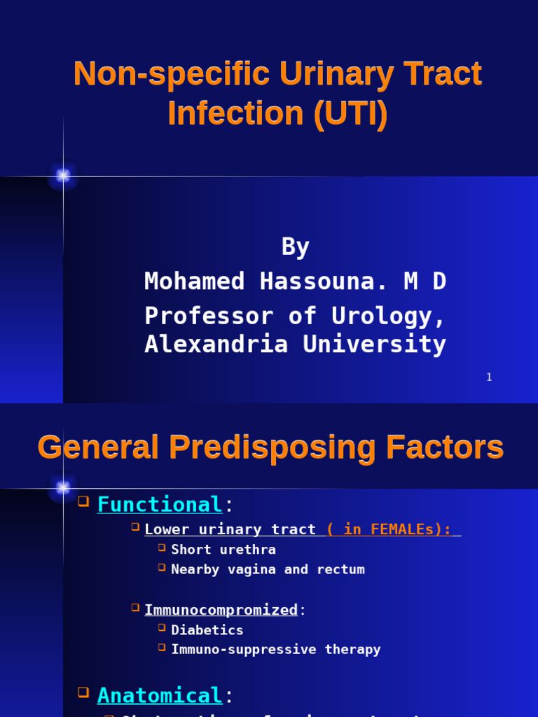 Urinary Tract Infections-F | PDF | Urinary Tract Infection | Prostate
