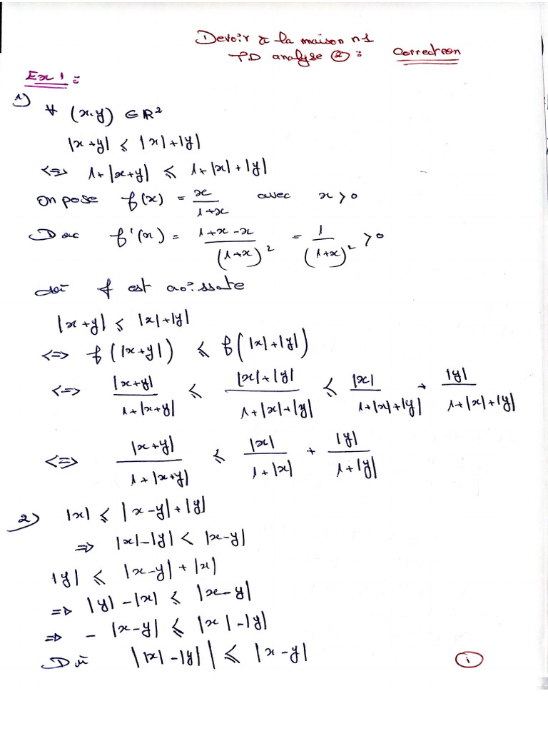 Devoir À La Maison | PDF