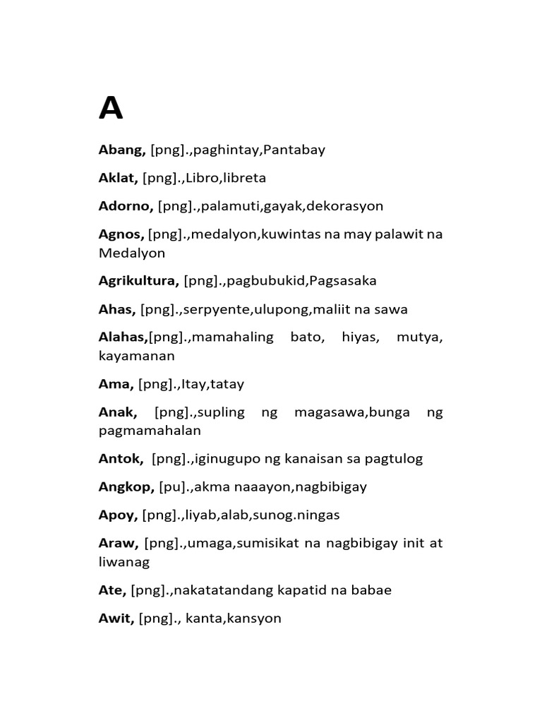 pdfcoffee.com_filipino-dictionary-6-pdf-free | PDF