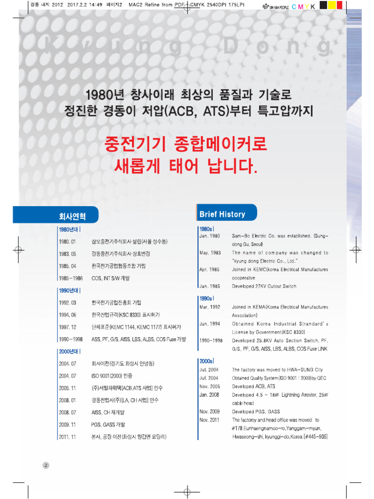 Catalogue ATS KyungDong Korea | PDF