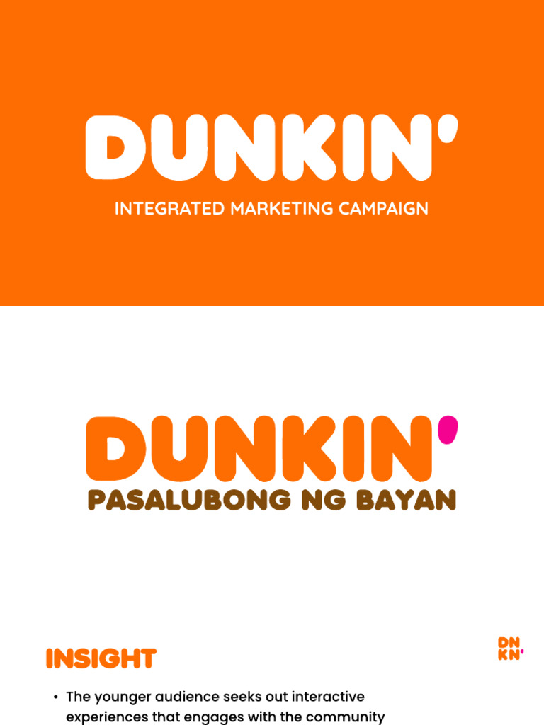 DUNKIN' IMC | PDF