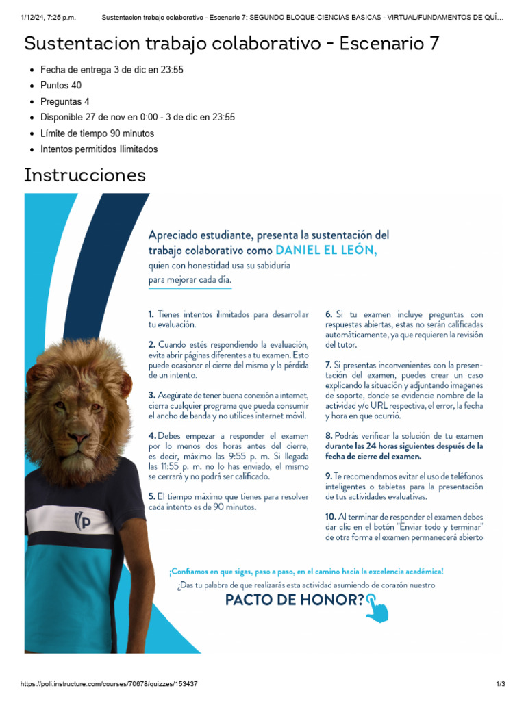 Sustentacion trabajo colaborativo - Escenario 7_ SEGUNDO BLOQUE-CIENCIAS BASICAS - VIRTUAL ...