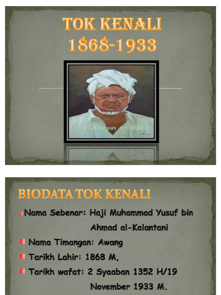 Tok Kenali | PDF | Ilmu Sosial | Sejarah