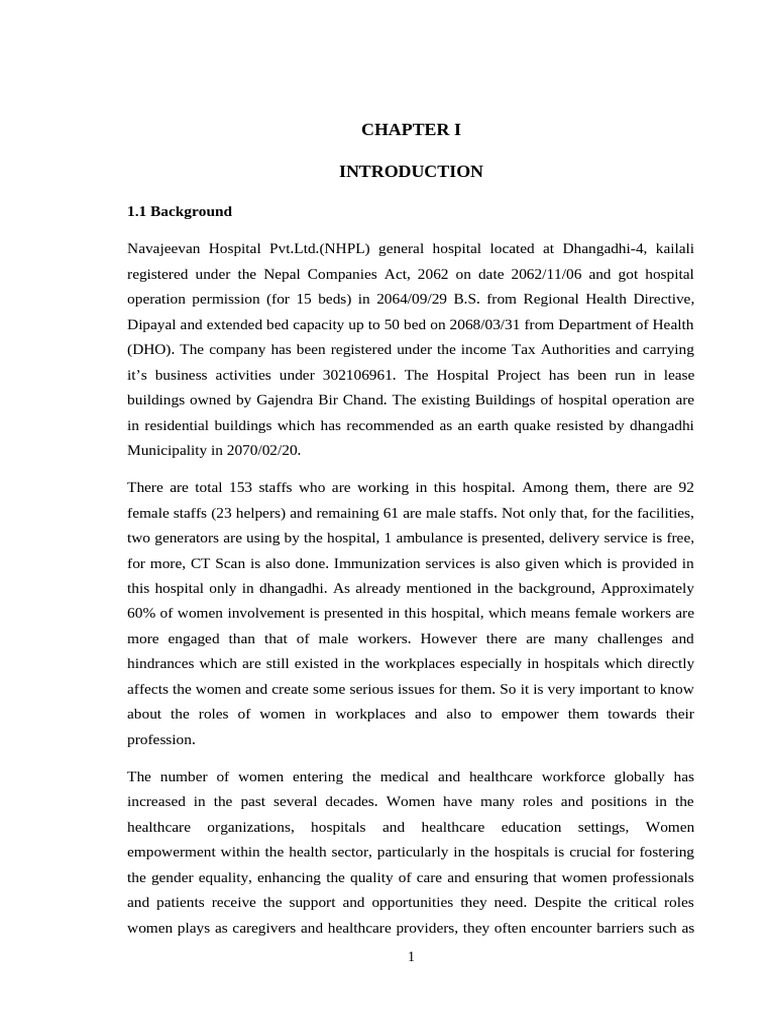 Women Empowerment in Healthcare Sector | PDF | Methodology | Empowerment