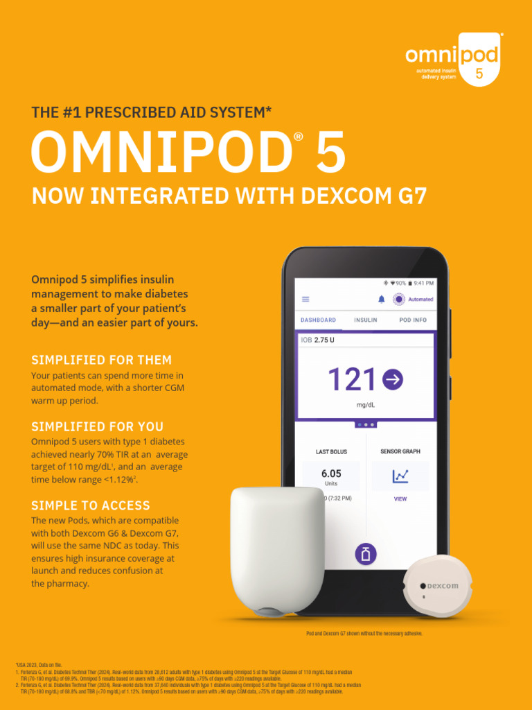 Omnipod 5 - How To Prescribe With Dexcom G7 - US - English | PDF | Endocrine Pancreas | Medicine