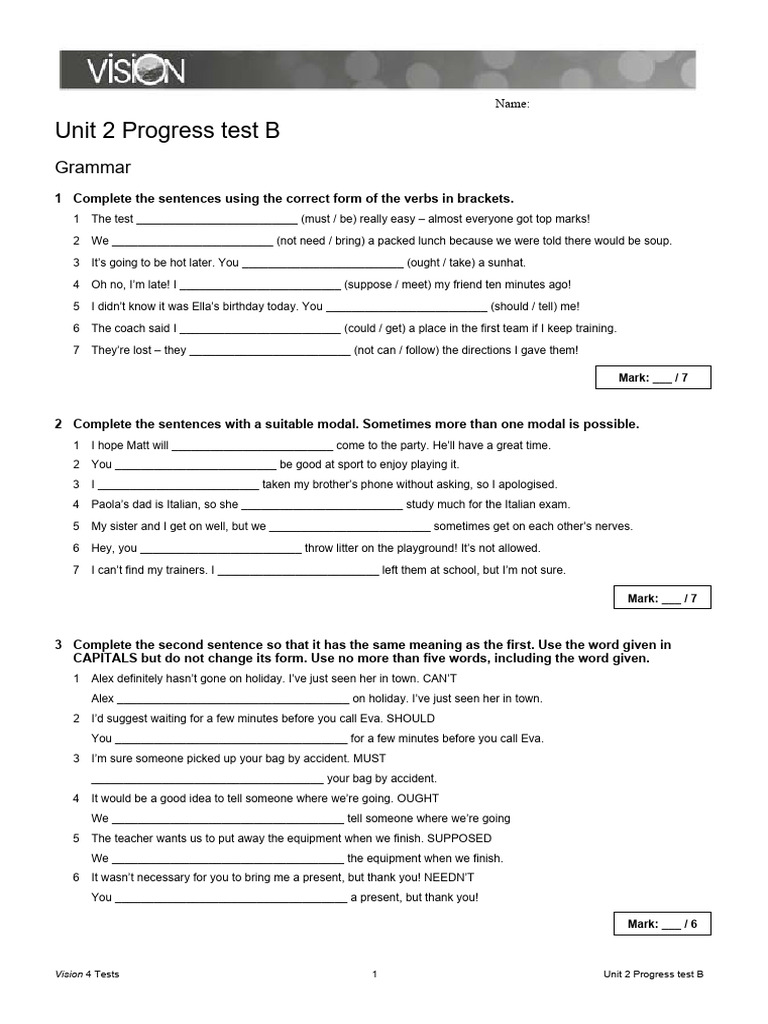 U2 B | PDF | Mental Health | Experience