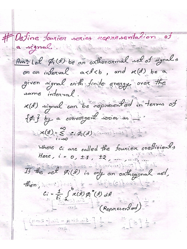 Signals & Linear System | PDF