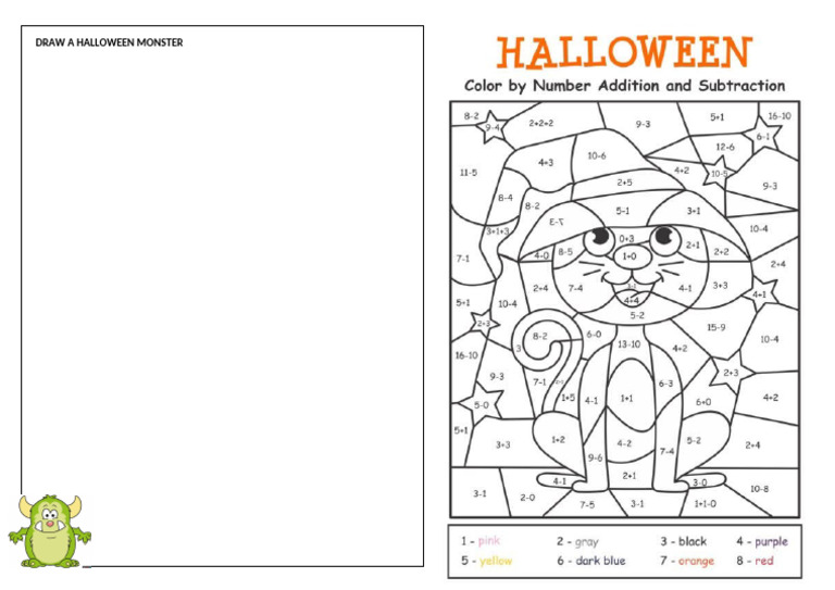 Draw A Halloween Monster | PDF