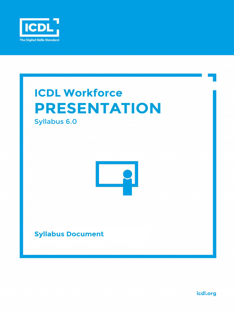 ICDL Presentation Syllabus 6.0 1 | PDF | Page Layout | Hierarchy