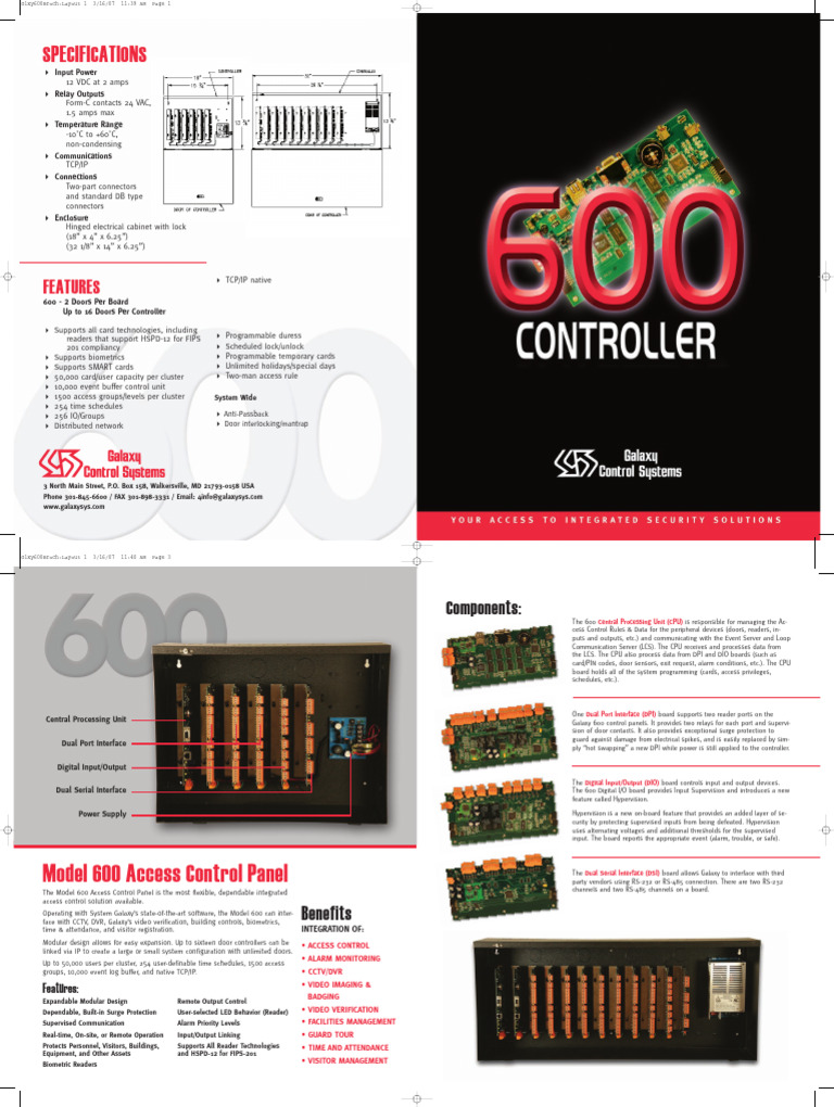 600 | PDF | Access Control | Computer Hardware