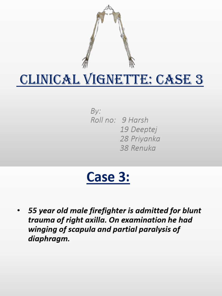 Clinical Vignette 3 | PDF
