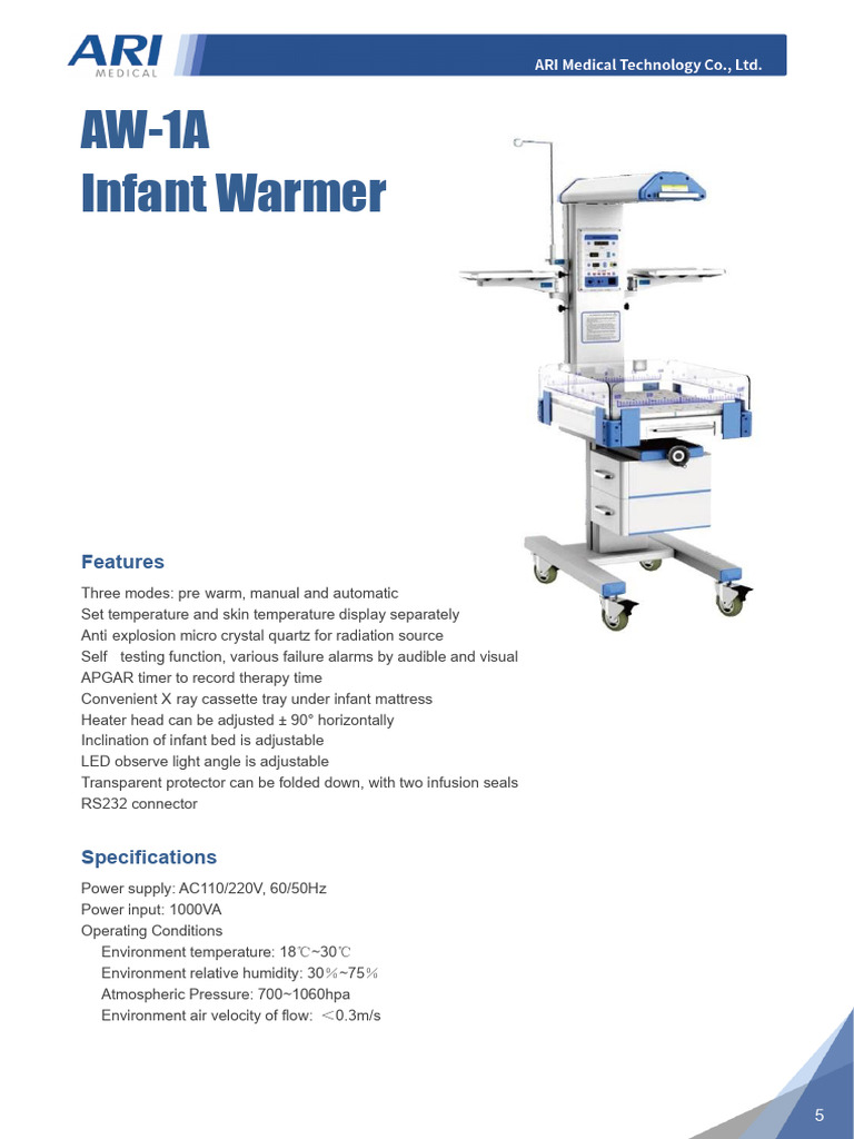 AW-1A Infant Warmer | PDF