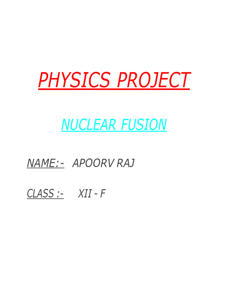 PHYSICS PROJECT (1) | PDF