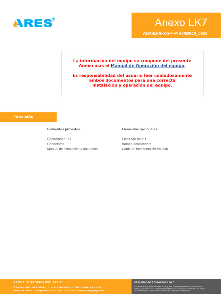 Anx-Lk7 Ehgx 0550 | PDF | Calibración | Ph