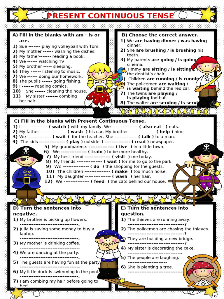 present-continuous-tense-fun-activities-games_11308 | PDF