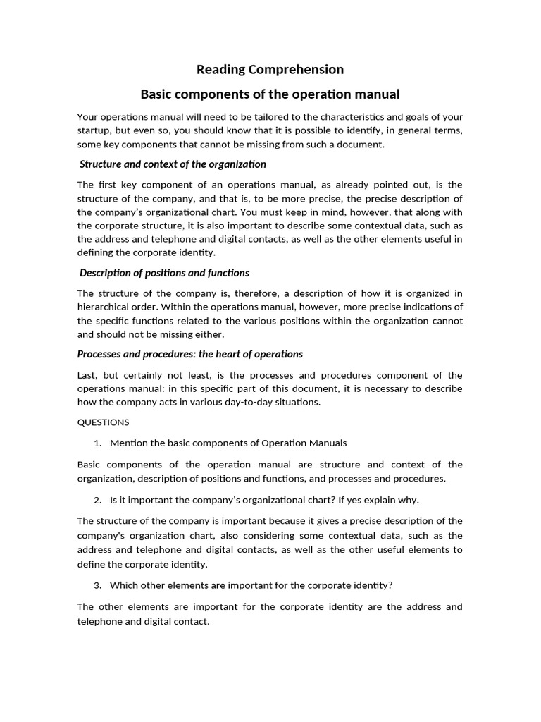 Reading Comprehension Week 11 FLORES | PDF | Reading Comprehension