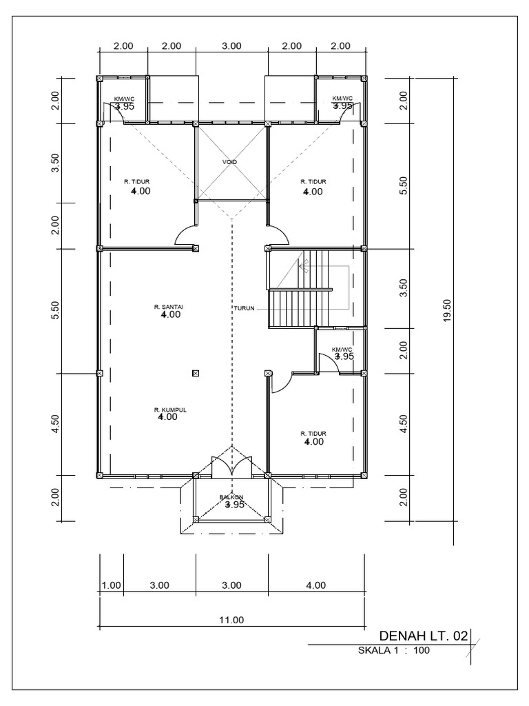 Denah Spa LT 2-1 | PDF