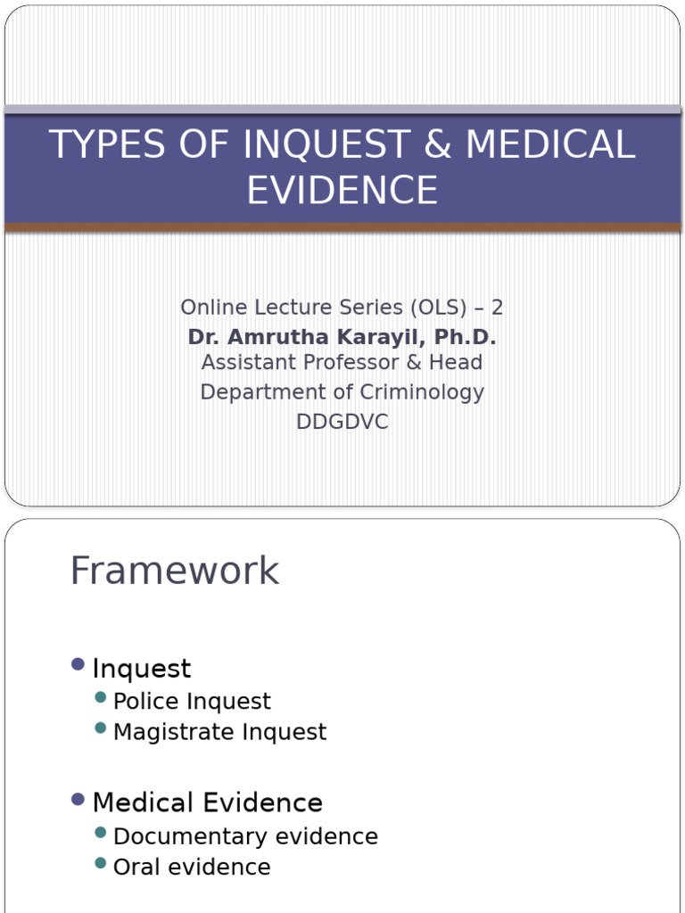 Bfs - M Unit 4 - Ols 2 | PDF | Witness | Constable