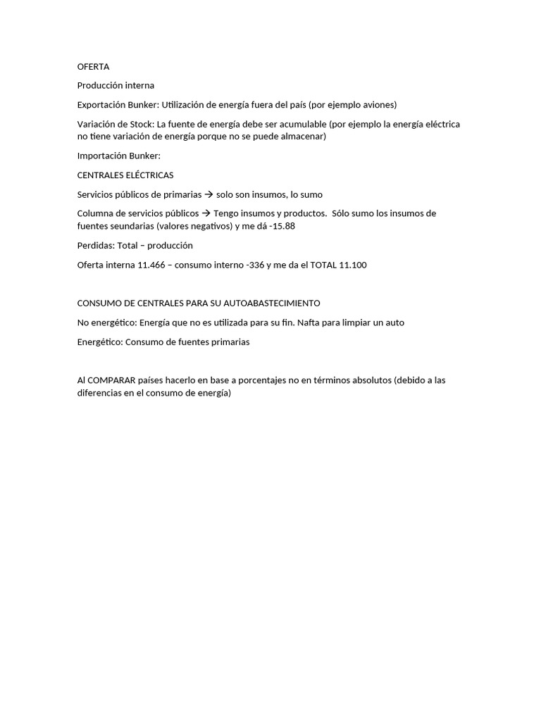 Clase Balance Energético | PDF