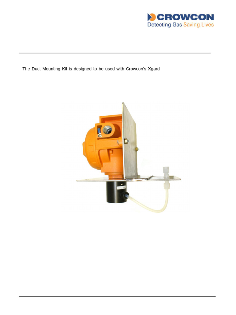 Xgard Type 1 2 3 5 Duct Mounting Kit Instructions Iss 2 Sept 15 | PDF ...