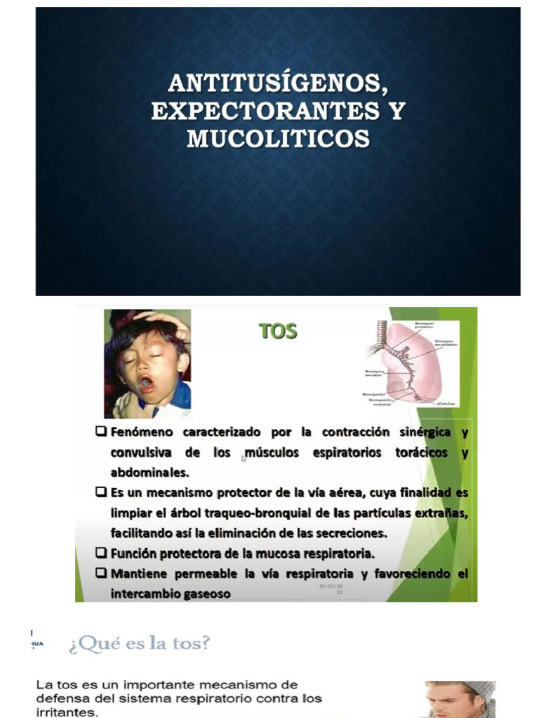 Farmacologia de La Tos | PDF