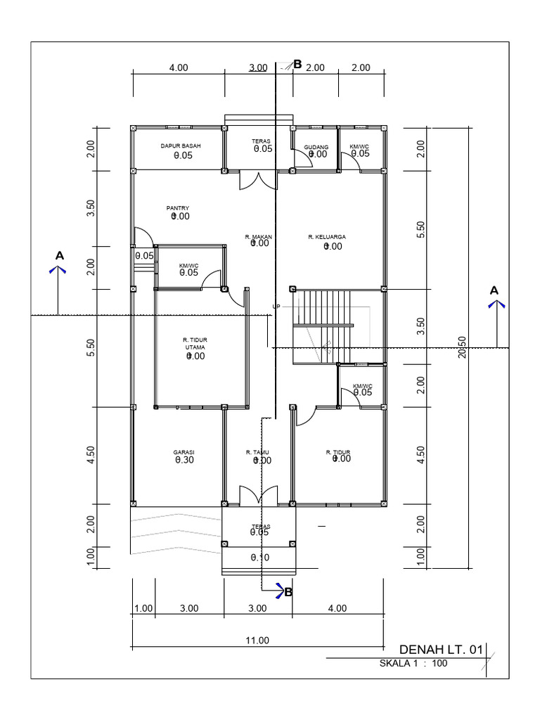 Denah Spa LT 1 | PDF