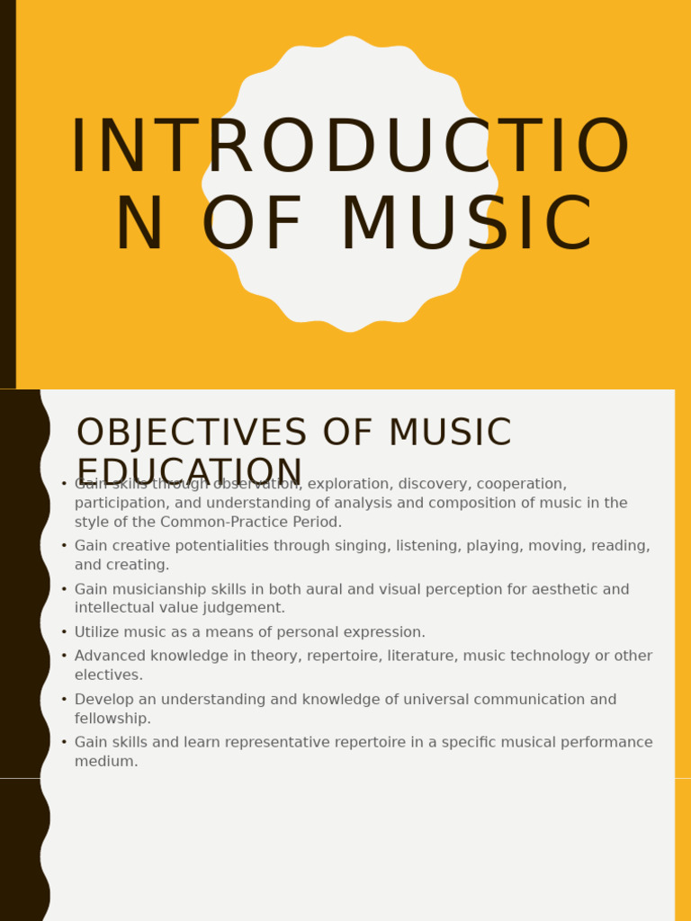 Introduction of Music | PDF | Classical Music | Orchestras